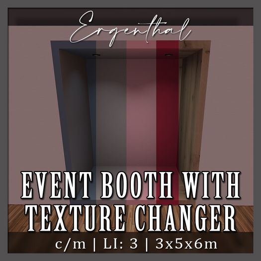 Second Life Marketplace - Ergenthal - Event Booth with Texture Changer
